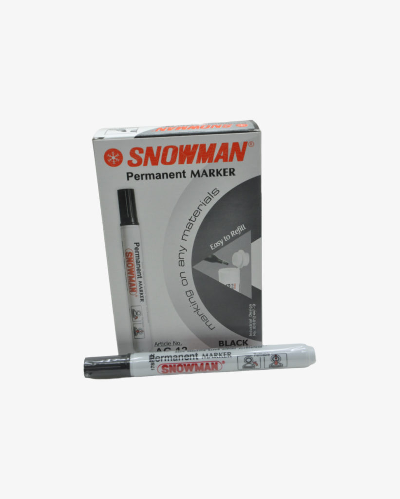 Permanent Marker AG-12 | Spidol Snowman, Spidol Warna, Marker, Drawing ...