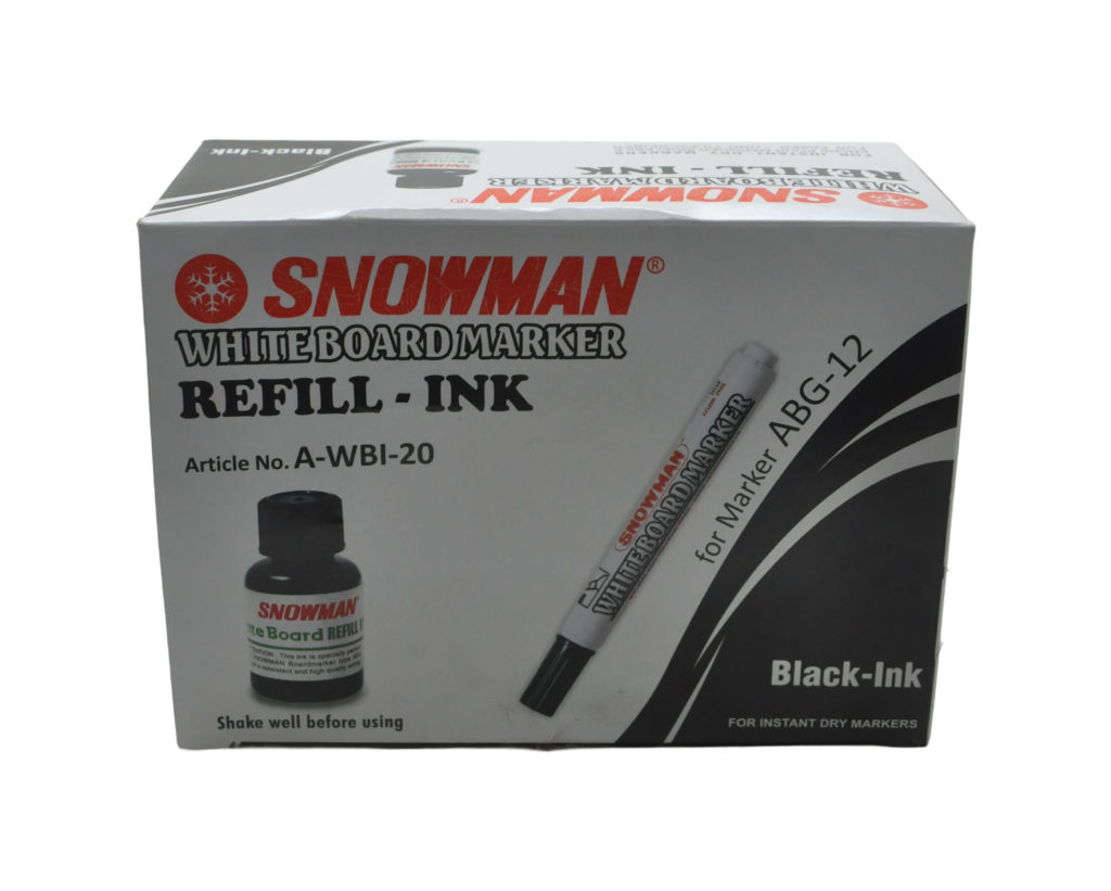 Whiteboard Refill Ink AWBI-20 | Spidol Snowman, Spidol Warna, Marker ...