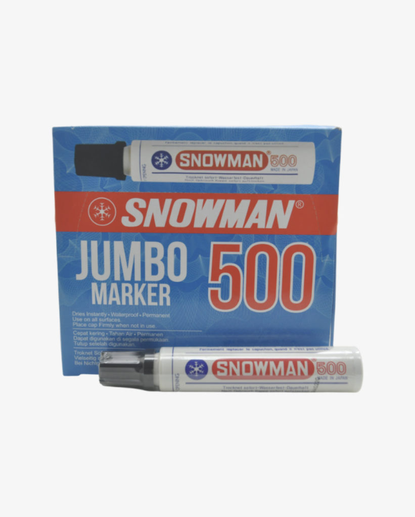 Jumbo Marker J-500 | Spidol Snowman, Spidol Warna, Marker, Drawing Pen ...
