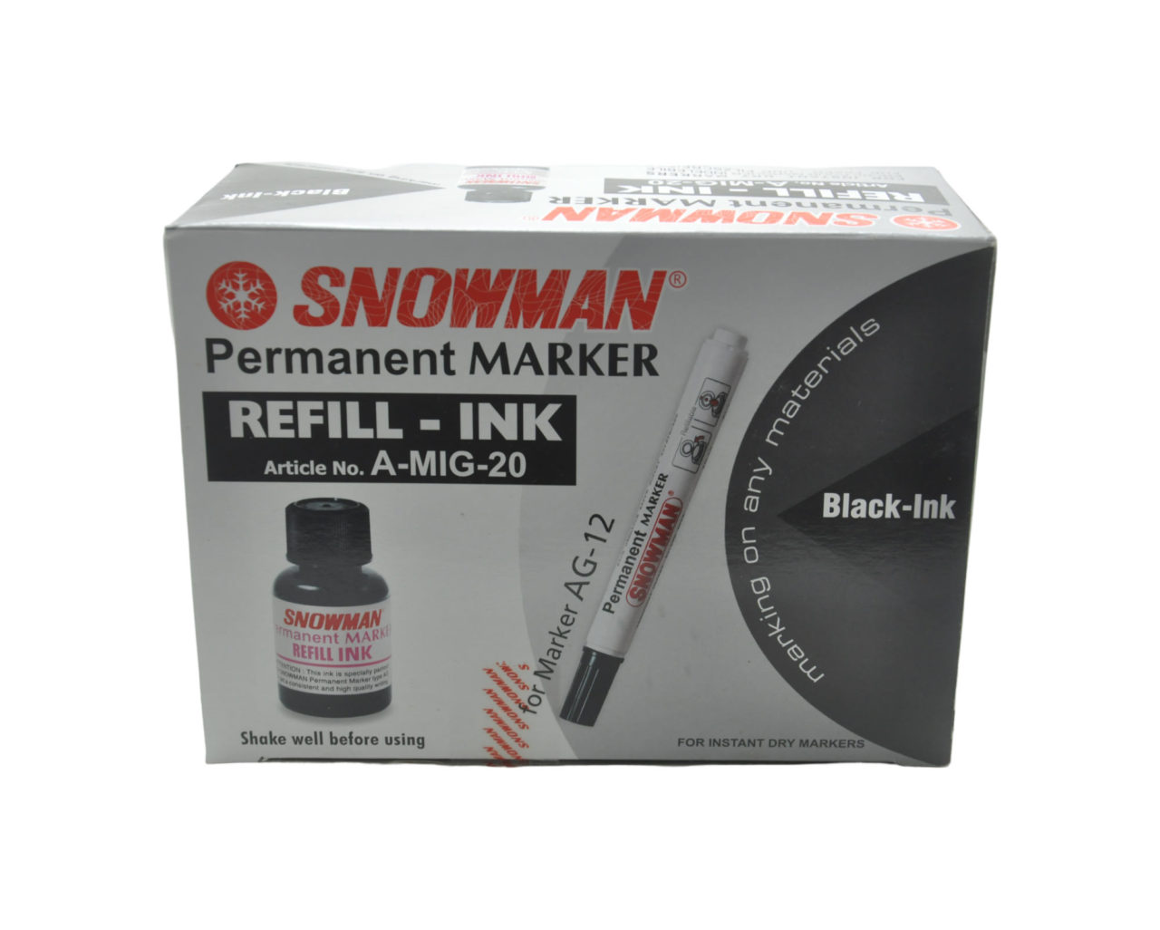 Whiteboard Refill Ink WBI-20 | Spidol Snowman, Spidol Warna, Marker ...
