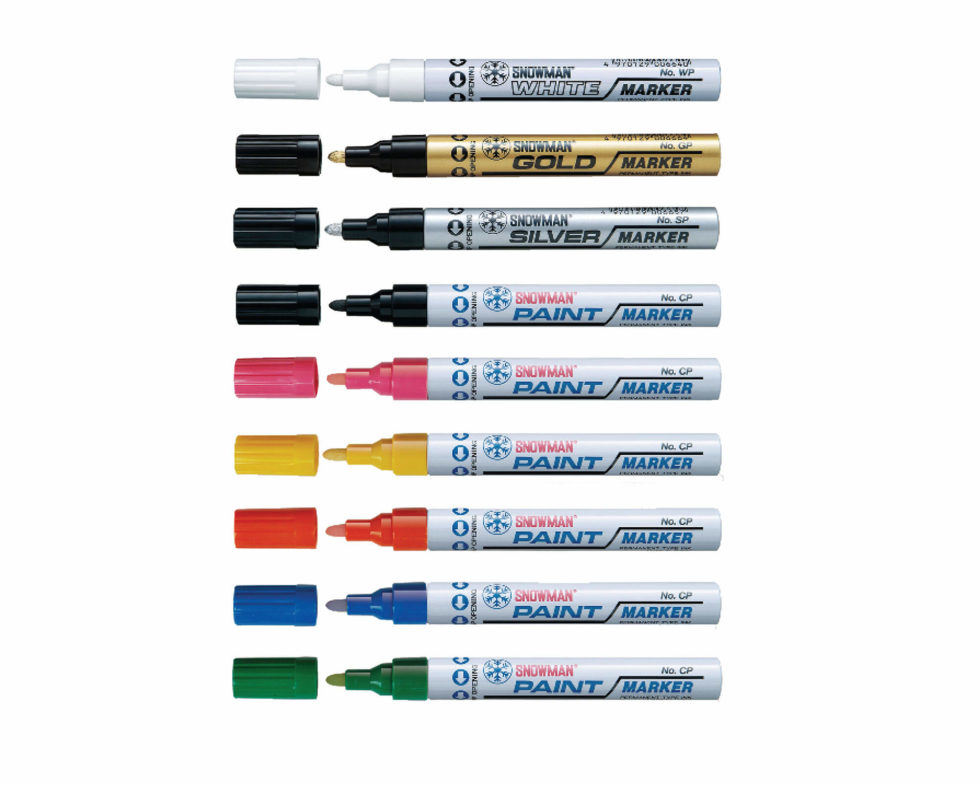 Paint Marker | Spidol Snowman, Spidol Warna, Marker, Drawing Pen ...